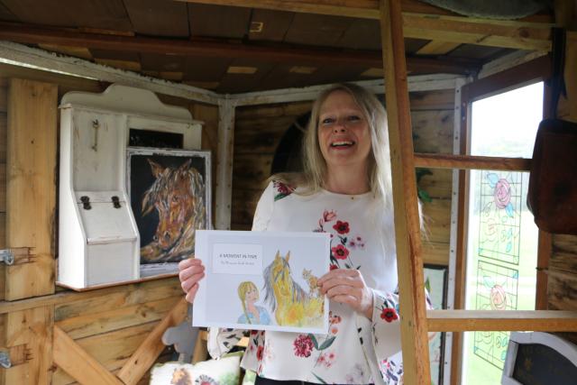 Lockdown scribbles become art | Berwick Gazette